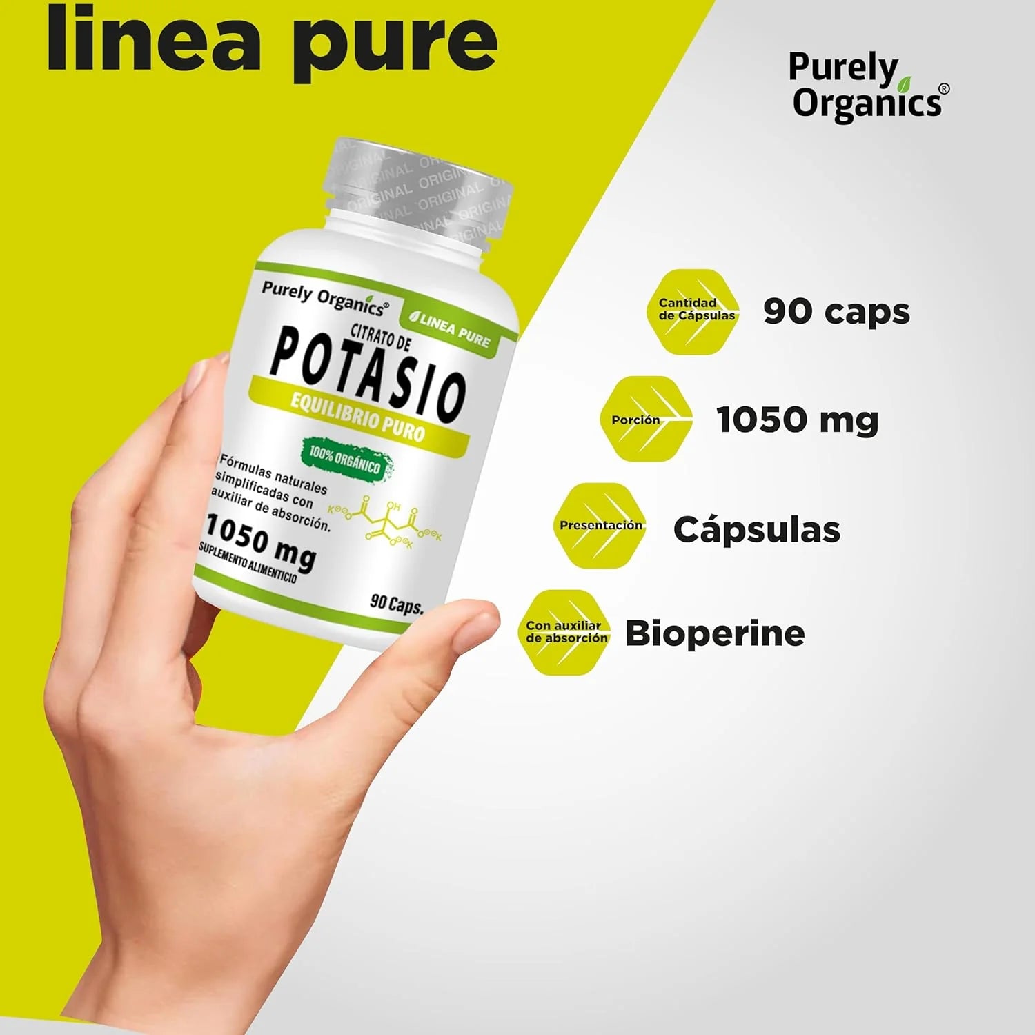 Potasio Pure: El Impulso Natural para tu Bienestar Diario – PurelyOrganics