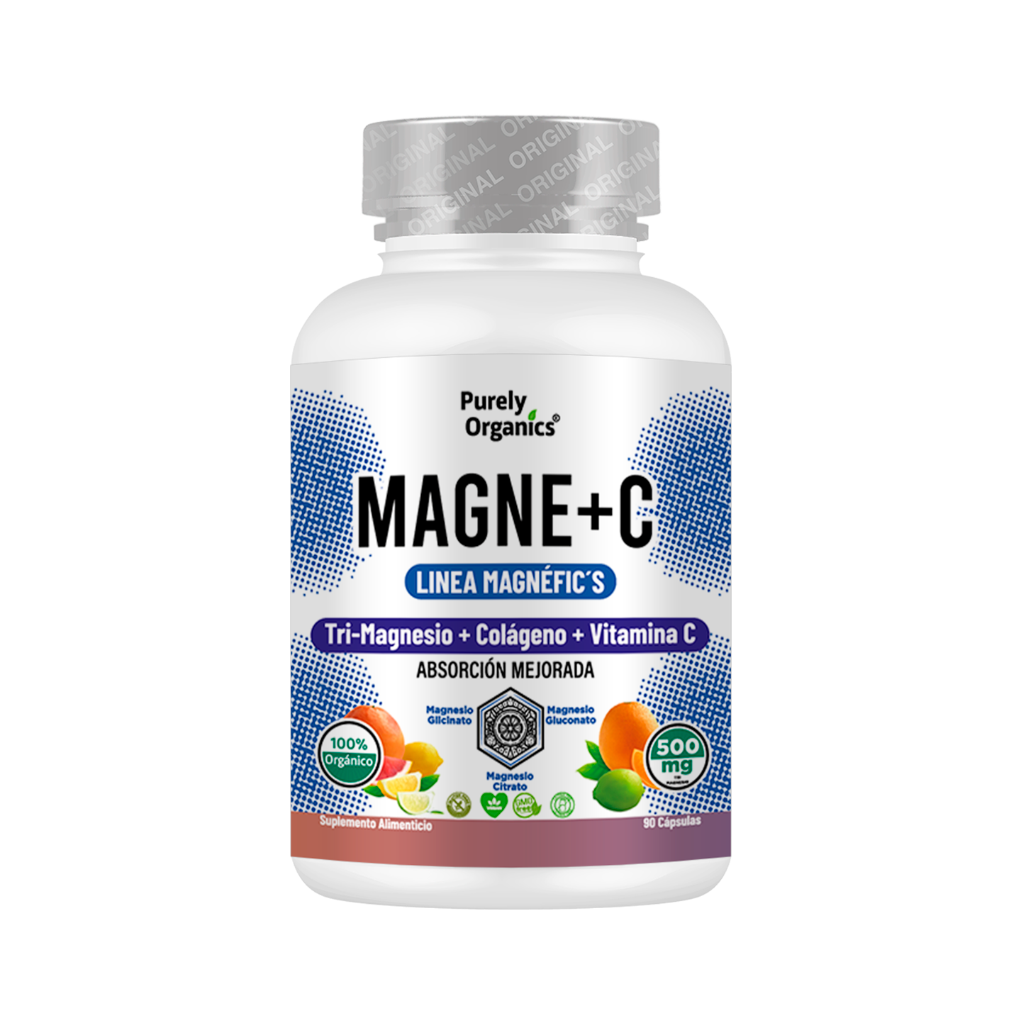 Magne+C Magnesio y Vitamina C para Inmunidad y Bienestar – PurelyOrganics