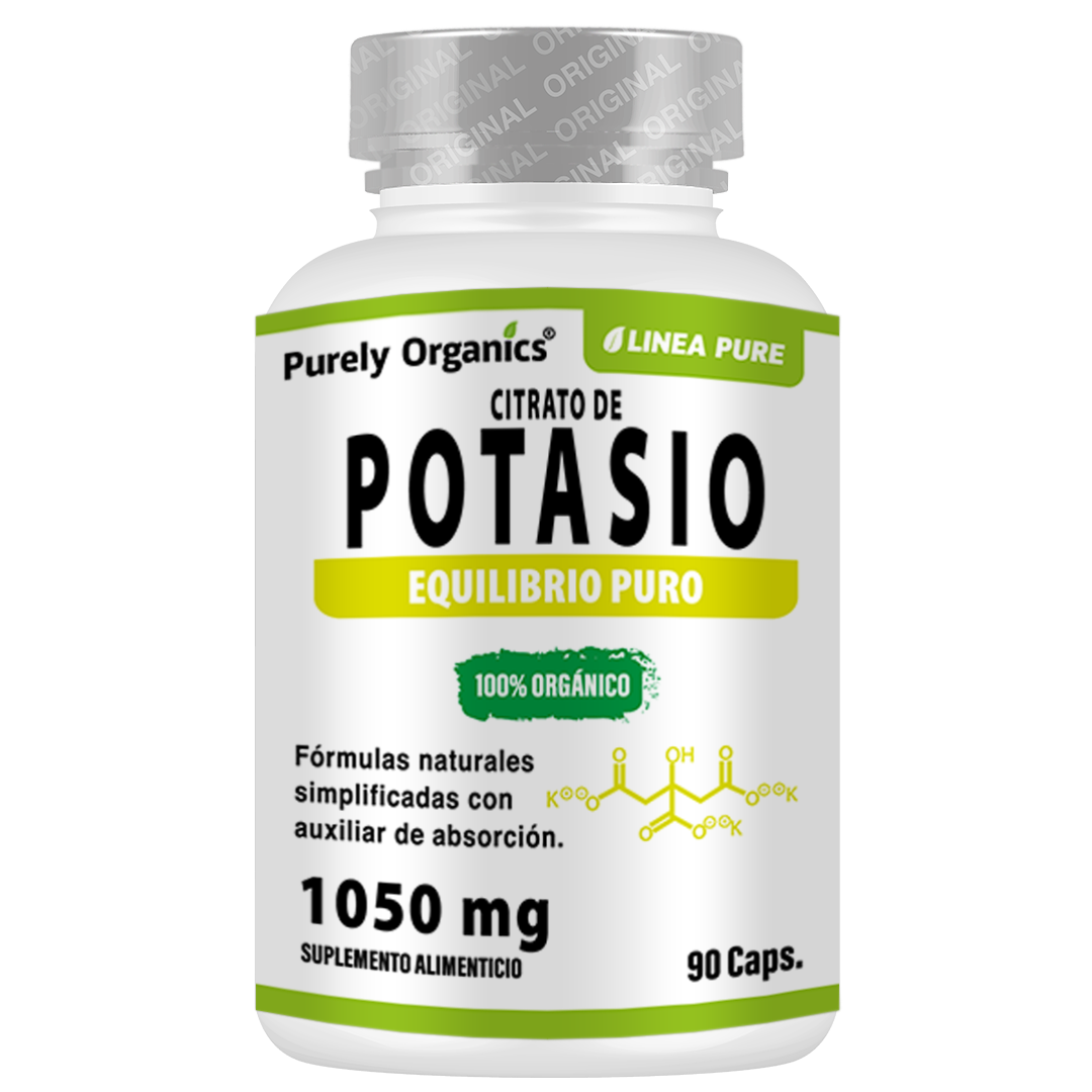 Potasio Pure 90 Cápsulas – PurelyOrganics