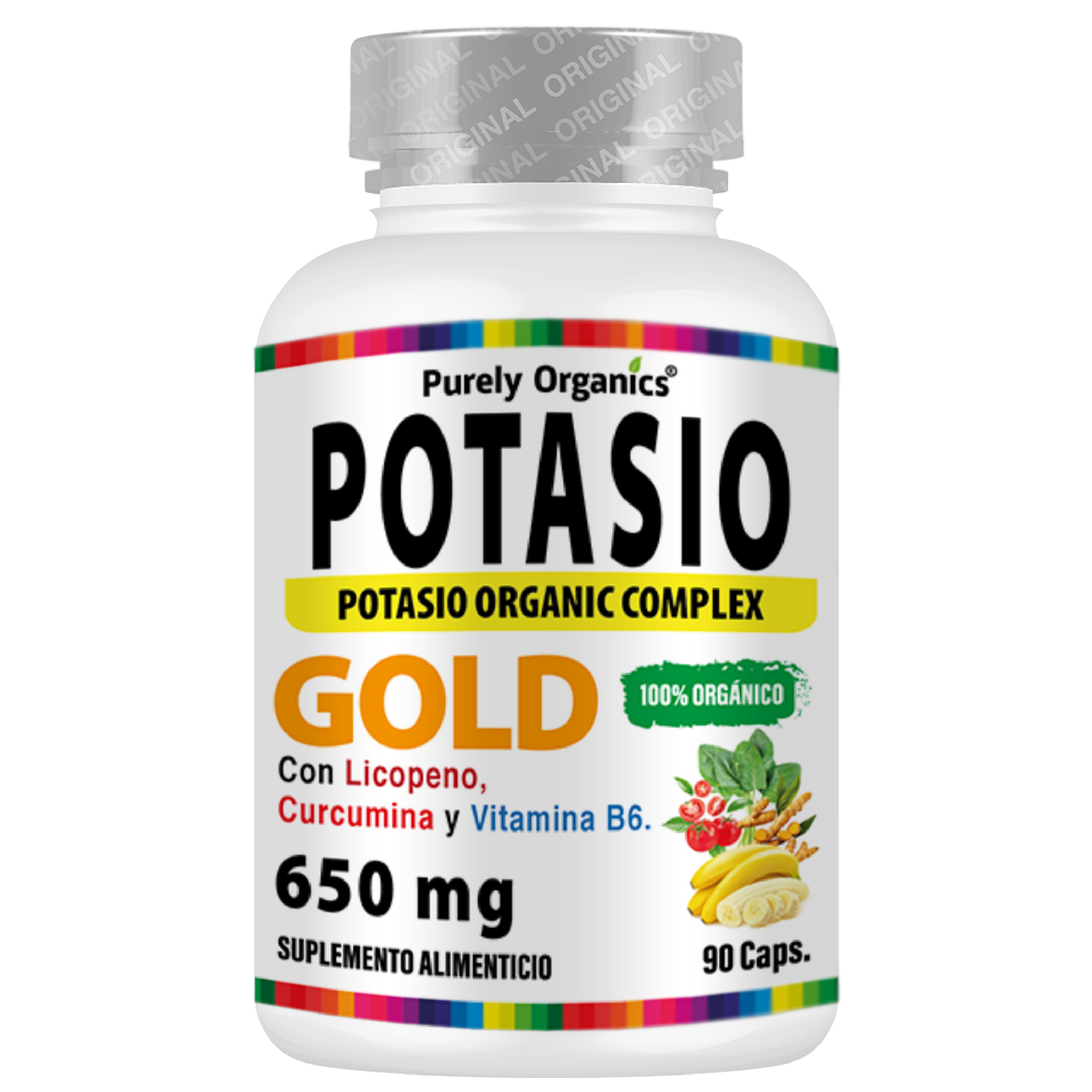 Potasio Gold Citrato de Potasio para Balance Electrolítico y Energía ...