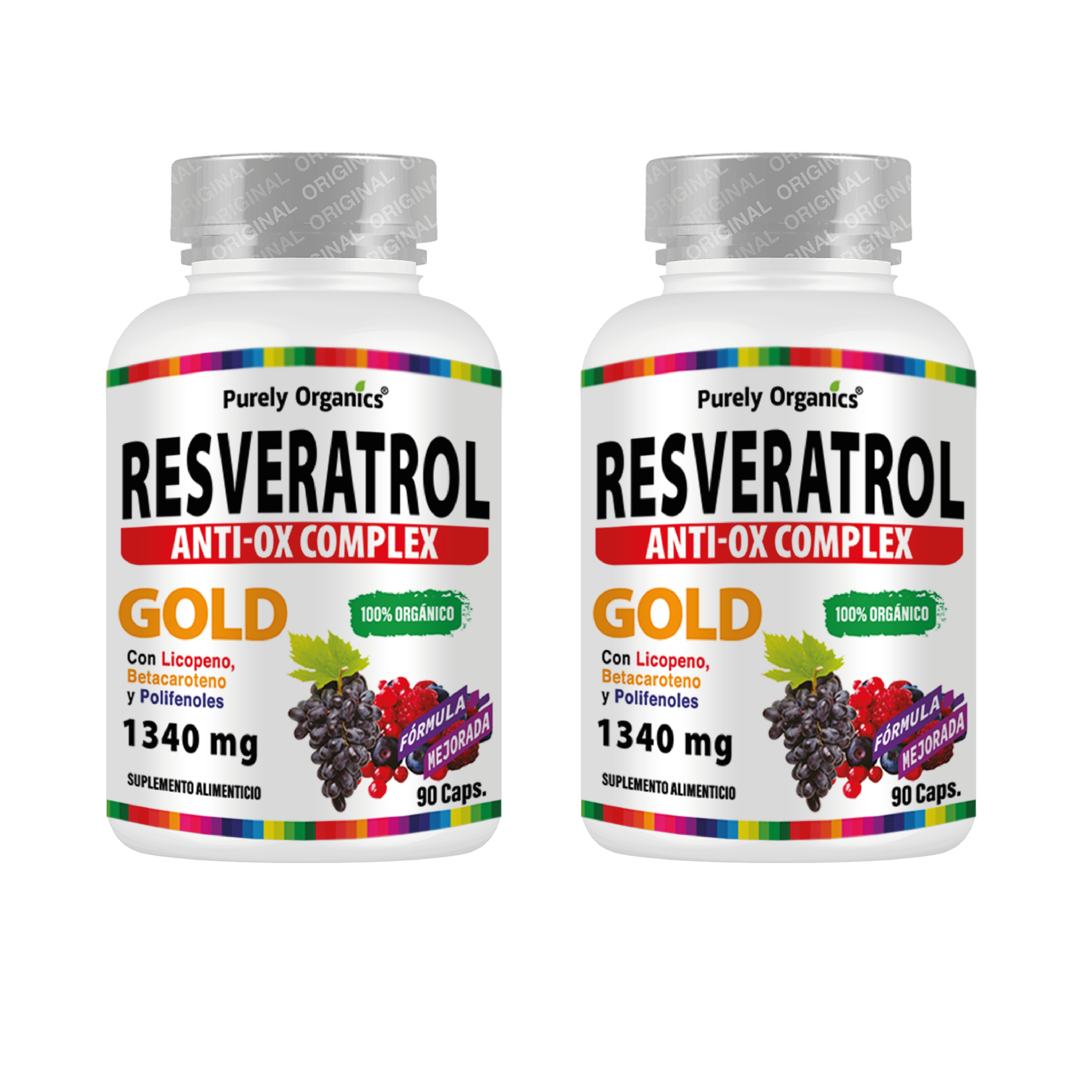 Resveratrol Duo Antioxidantes Naturales para Longevidad y Vitalidad ...
